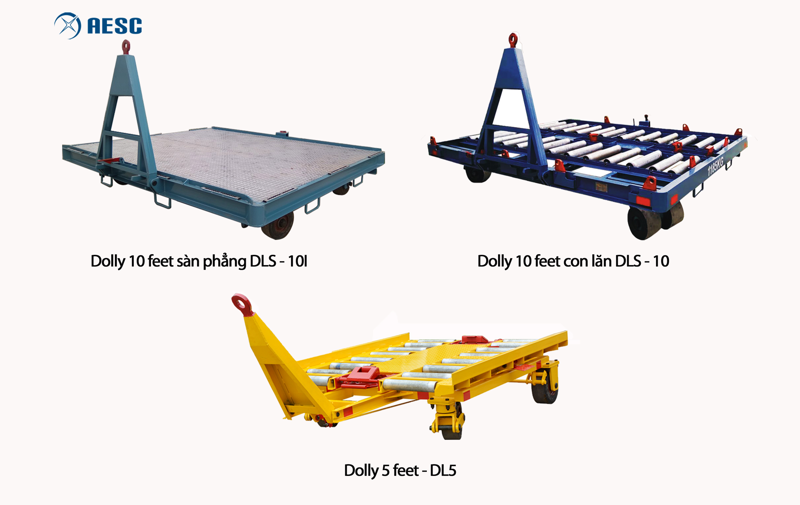 CÁC DÒNG XE DOLLY - AESC - A TRUE AVIATON PARTNER